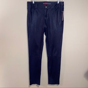 Alice + Olivia | Pants & Jumpsuits | Alice Olivia Navy Blue Leather ...